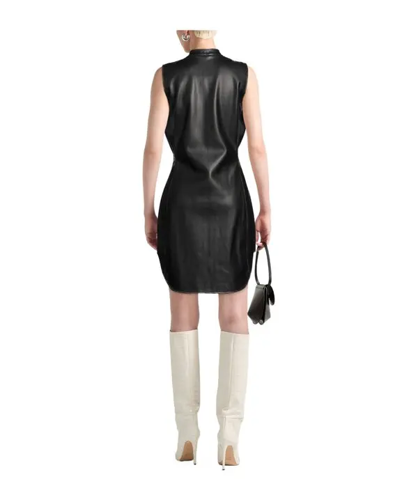 DIESEL® Simple Solid-color Sleeveless Dress