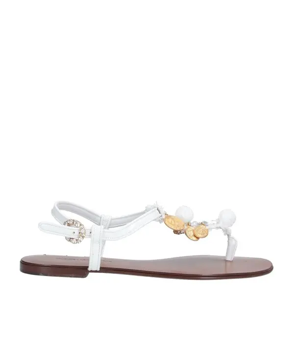 Dolce & Gabbana Solid Color Flip Flops