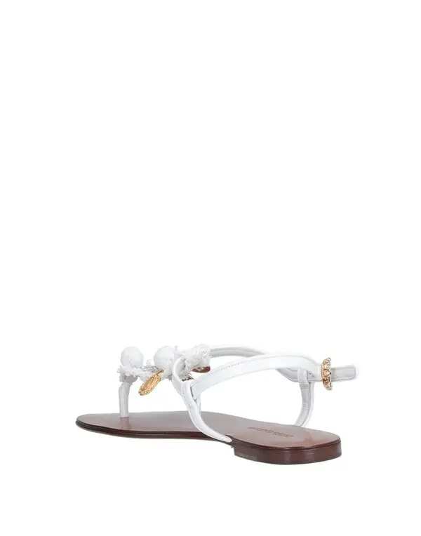 Dolce & Gabbana Solid Color Flip Flops