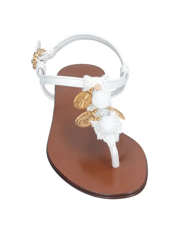 Dolce & Gabbana Solid Color Flip Flops