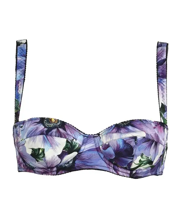Dolce & Gabbana Printed Bras - Purple