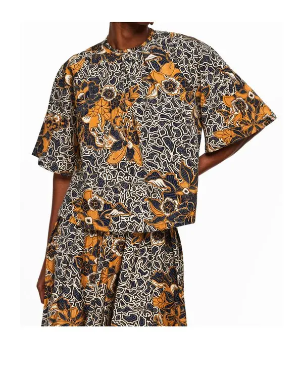Max Mara Quaglia Floral Print Blouse