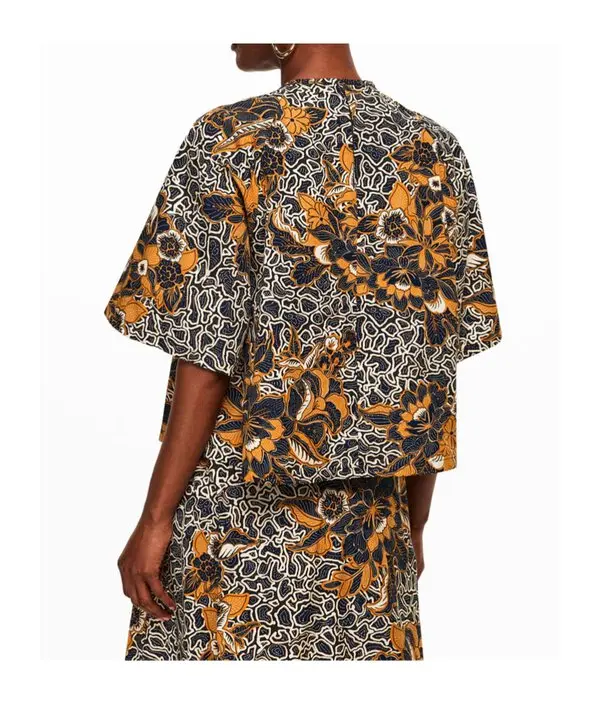 Max Mara Quaglia Floral Print Blouse