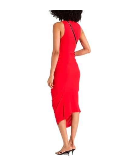Jacquemus Sleeveless Mock Neck Midi Dress