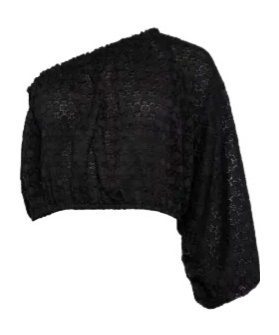 ERES Twist Asymmetric One Shoulder Top