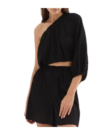 ERES Twist Asymmetric One Shoulder Top