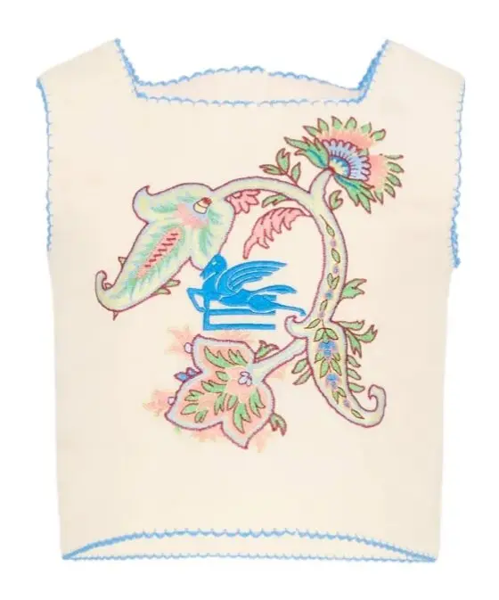 Etro Floral-embroidered Top