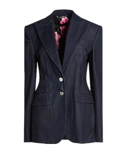 Dolce & Gabbana Single-breasted Denim Blazer