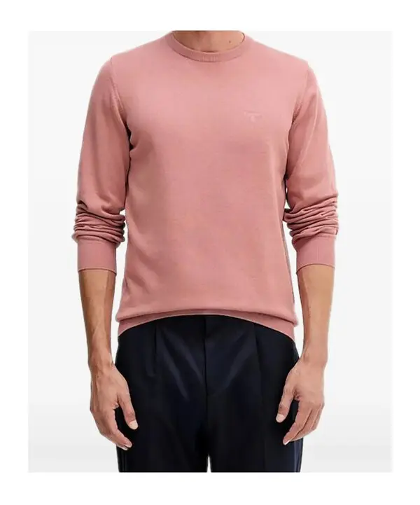 Barbour Embroidered Logo Crew Neck Sweater