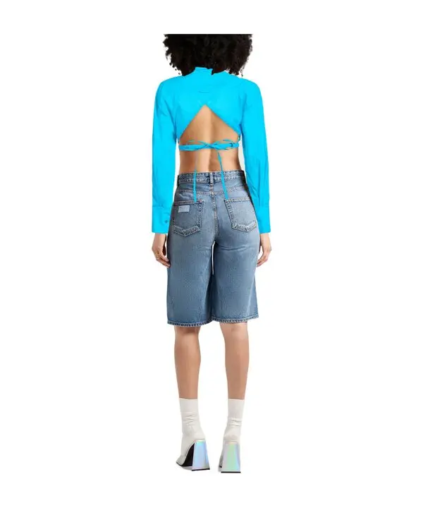 Jacquemus Minimalist Solid-color Cropped Top