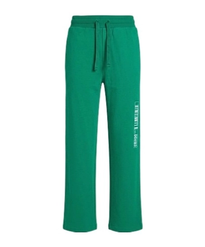 Dolce & Gabbana Straight-leg French Terry Trousers