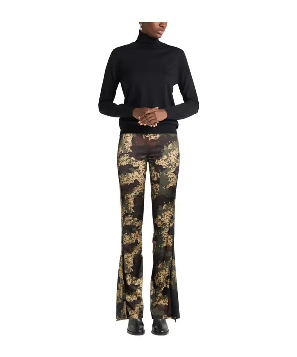 DIESEL® Camouflage Flared Trousers