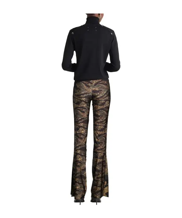 DIESEL® Camouflage Flared Trousers