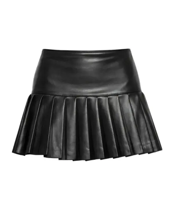 Norma Kamali Pleated Mini Skirt