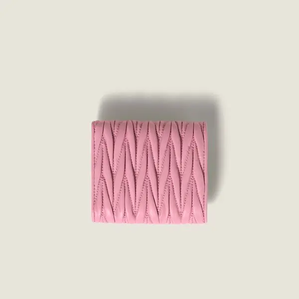 Miu Miu Small Matelassé Nappa Leather Wallet