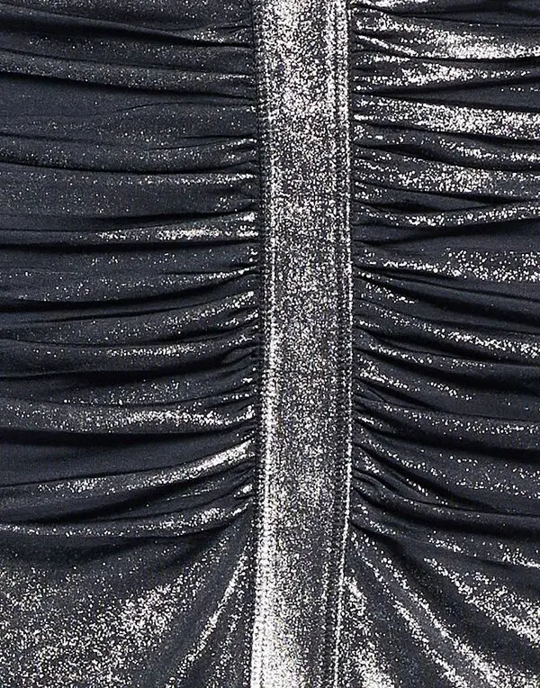 DIESEL® Metallic Ruched Pencil Skirt