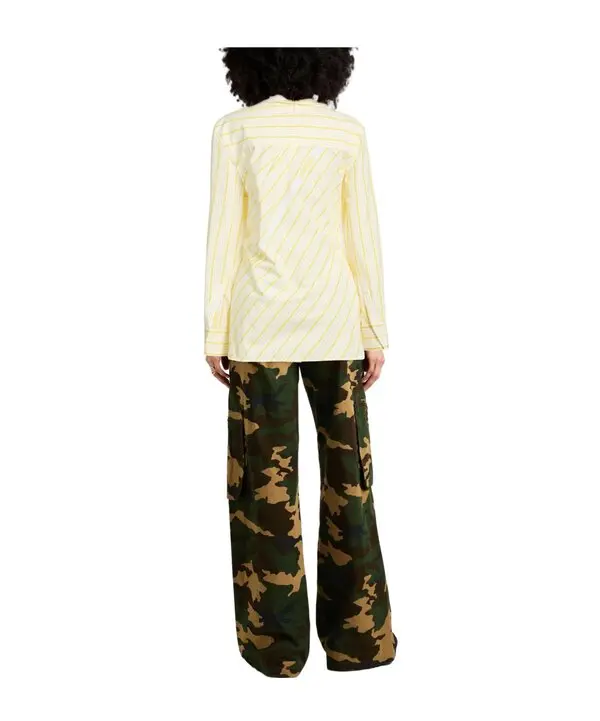 Jacquemus Striped Poplin Long Sleeve Shirt