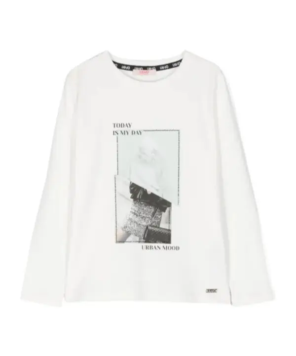 Liu Jo Urban Mood" Photo Print Jersey T-shirt