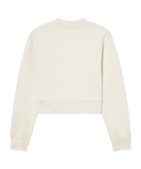 Palm Angels Bear Motif Crewneck Sweatshirt - White