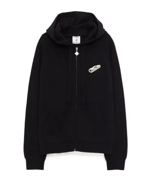 Casablanca Zip-up Hoodie With Logo