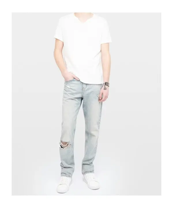 Zadig&Voltaire Monastir V-neck Cotton T-shirt