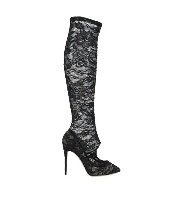 Dolce & Gabbana Solid Color Long Boots