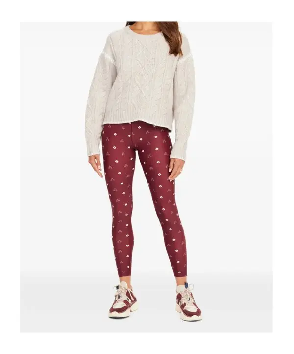The Upside Xanthe Cable-knit Crew-neck Sweater