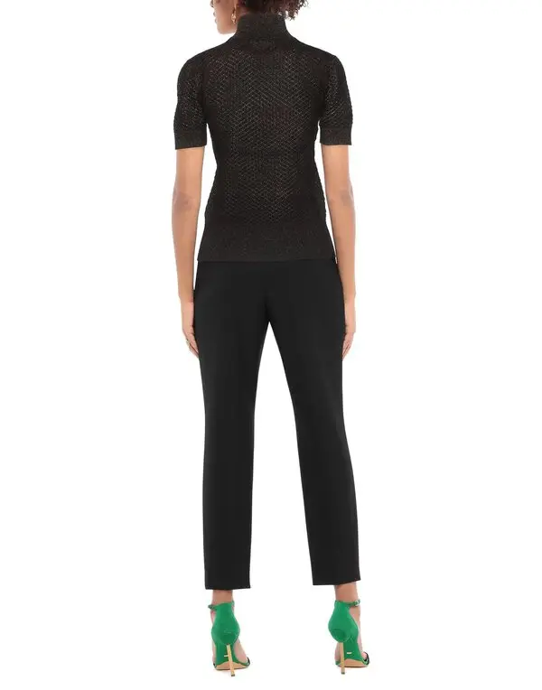 Dolce & Gabbana Two-tone Knitted Short-sleeve Turtleneck