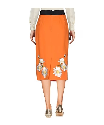 Dolce & Gabbana Embroidered Crepe Skirt