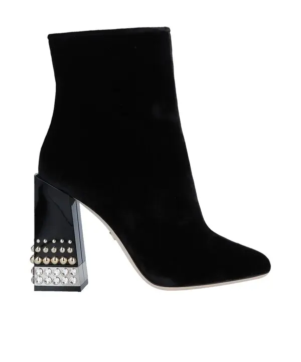 Dolce & Gabbana Solid Color Ankle Boots