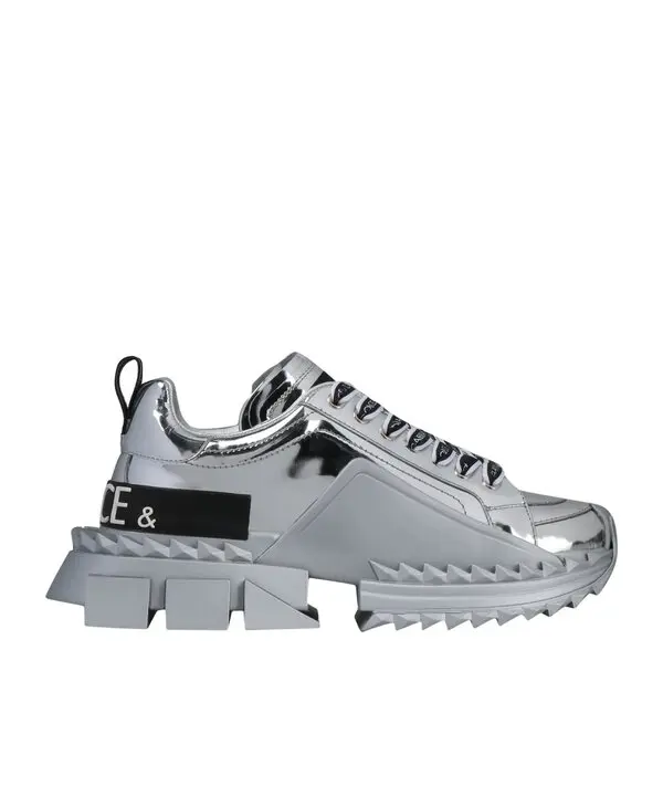 Dolce & Gabbana Solid Color Sneakers