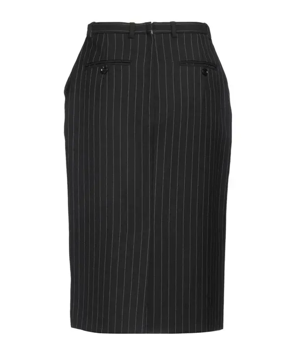 Dolce & Gabbana Striped Midi Skirt