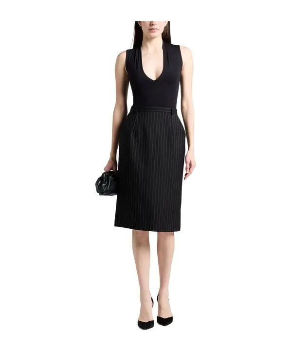 Dolce & Gabbana Striped Midi Skirt