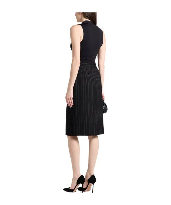 Dolce & Gabbana Striped Midi Skirt