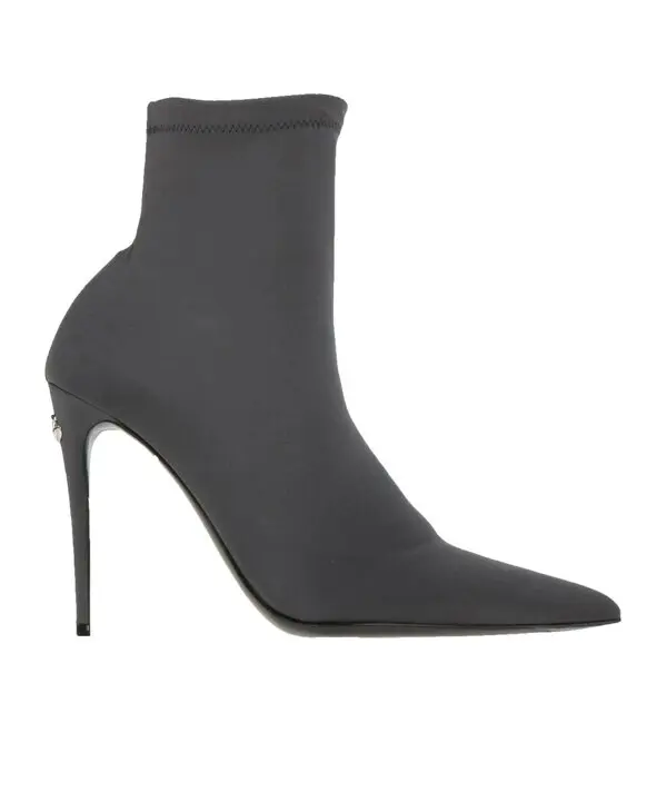 Dolce & Gabbana Solid Color Ankle Boots