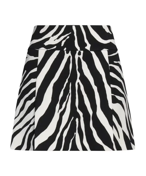 Dolce & Gabbana Zebra-print Flared Skirt