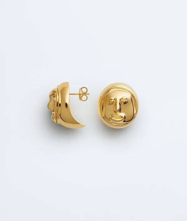 Bottega Veneta Face Earrings