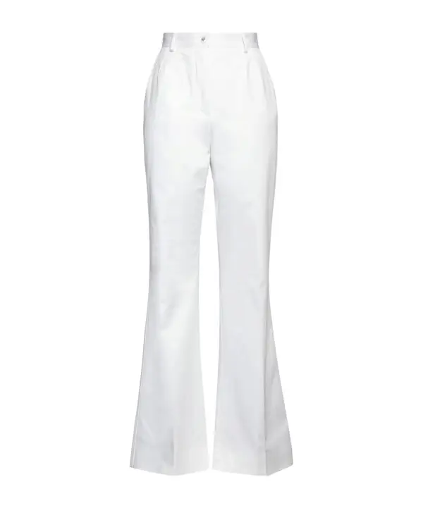 Dolce & Gabbana Solid-colored Woven Trousers
