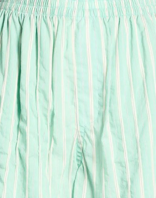 Balenciaga Striped Twill Bermuda Shorts