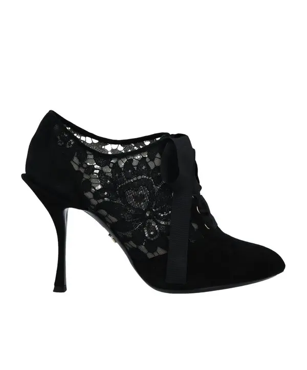 Dolce & Gabbana Solid Color Ankle Boots