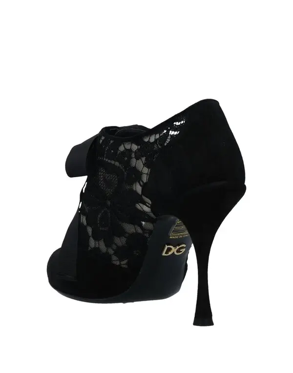 Dolce & Gabbana Solid Color Ankle Boots