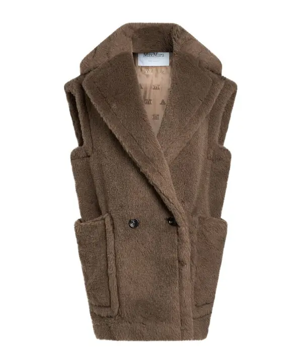Max Mara Sleeveless Teddy Coat