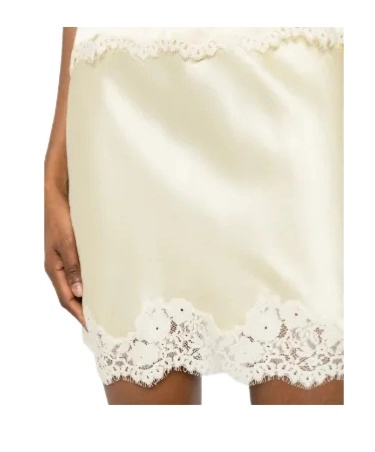 DÔEN Giulietta Lace-trim Skirt