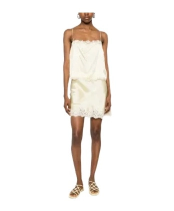 DÔEN Giulietta Lace-trim Skirt