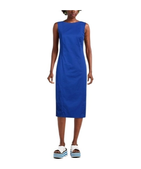Max Mara Sleeveless Crewneck Midi Dress