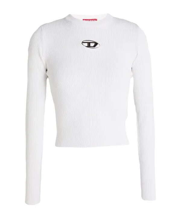 DIESEL® Solid Color Knitted Sweater