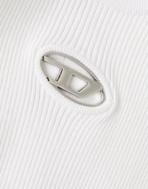 DIESEL® Solid Color Knitted Sweater