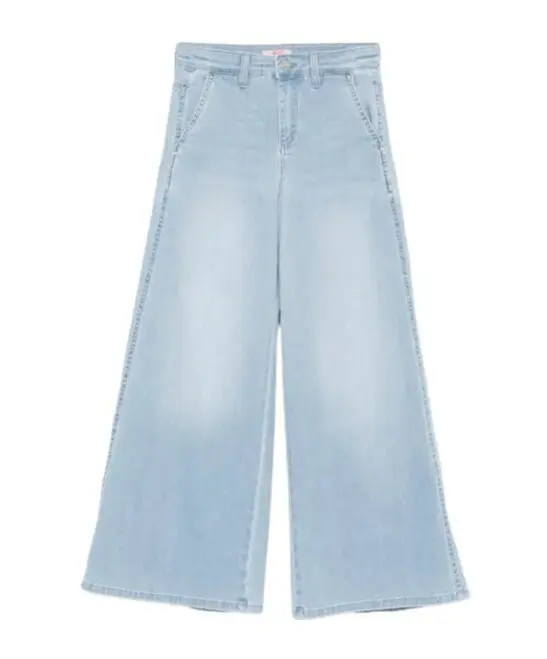 Liu Jo Button Closure Wide-leg Jeans