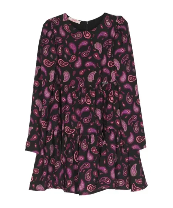 Liu Jo Paisley Print Tiered Dress