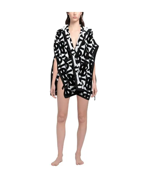 Burberry Sleeveless Hoodie With Logo Print